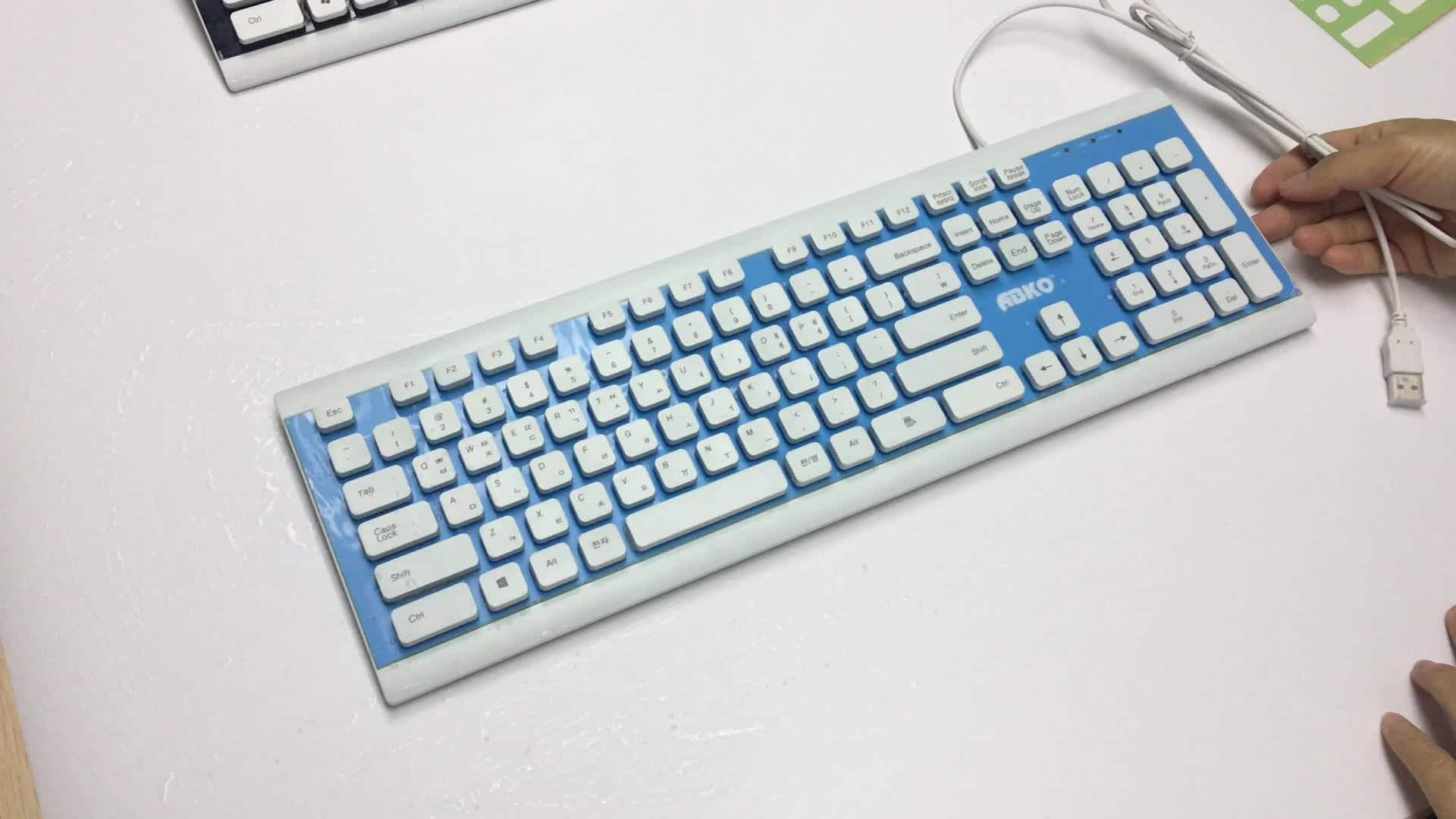 Suspension Keycap Waterproof Keyboard Kb-630 Usb Custom Easy To Clean ...