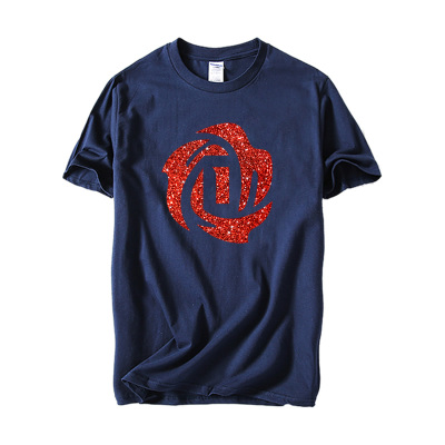 训练服篮球运动烫金短袖T恤定制