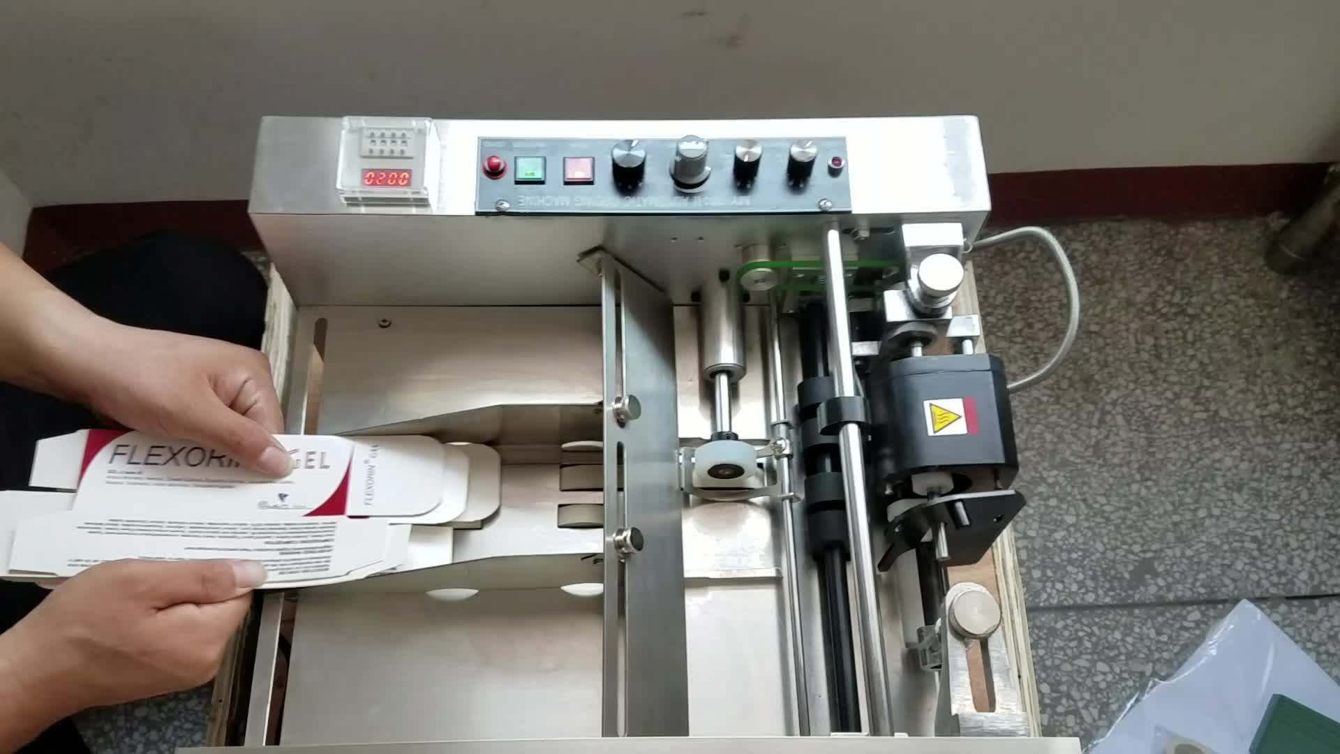 My-300 Automatic Continuous Solid Ink Roll Date Coding Machine Batch ...