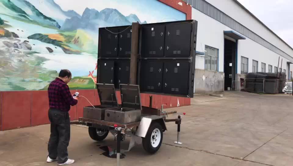 Mobile Traffic Led Display Road Sign Digital Trailer - Buy Trailer,Sign ...