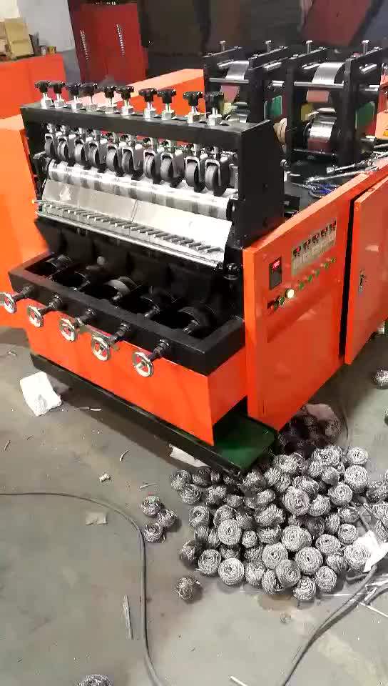 8 Wire 4 Balls Cleaning Ball Scourer Making Machine - Buy 8 Wire 4 ...