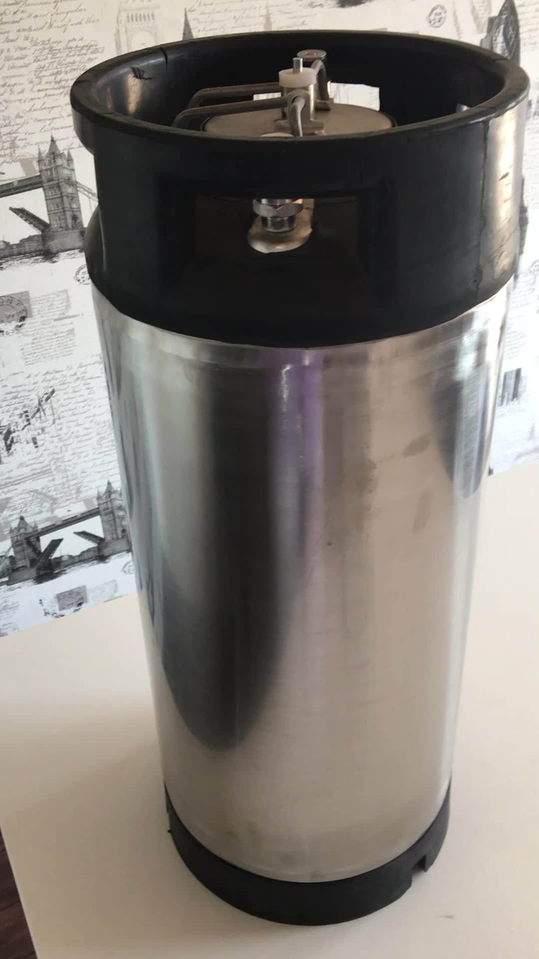 Stainless Steel 5 Gallon Cornelius Keg Ball Lock Beer Homebrew Draft ...