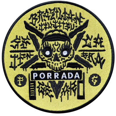 porrada巴西柔术道服刺绣布贴补丁贴降妖伏魔bjj jiu jitsu patch