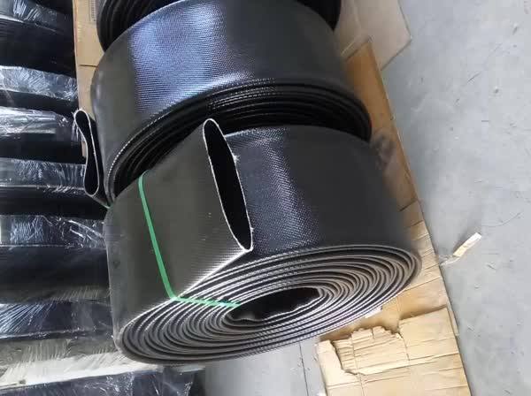 250psi 10 And 12 Inch Tpu Fraking Layflat Flexible Hose With Fitting ...