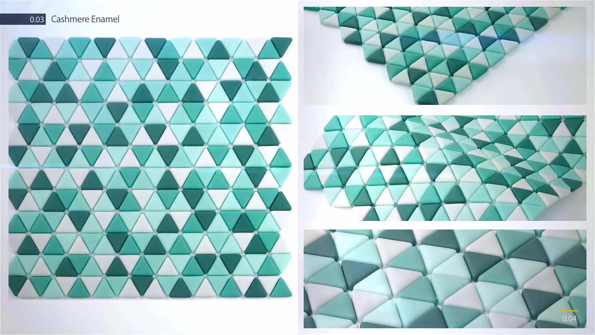 Global Bridge Aqua Glass Mosaic Tiles Bathroom Floor Tiles - Buy Aqua ...
