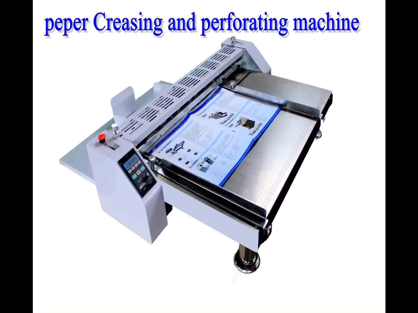 Small Automatic Paper Perforating Machine / Mini Paper Creasing Machine ...