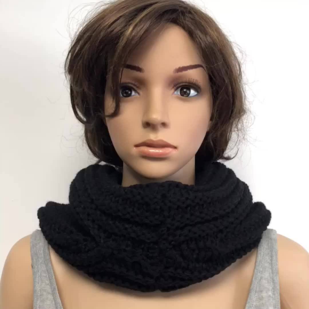 Fashion Design Knitted Snood Neck Scarf - Buy Snood Scarf,Snood Neck ...
