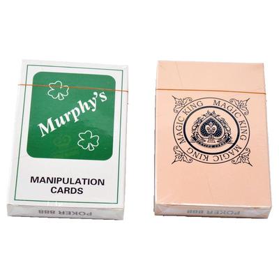 空手出牌扑克绿色教学魔术道具