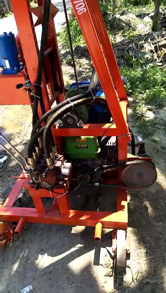 Portable One Man Borehole Water Well Drilling Rig Machine Price - Buy ...