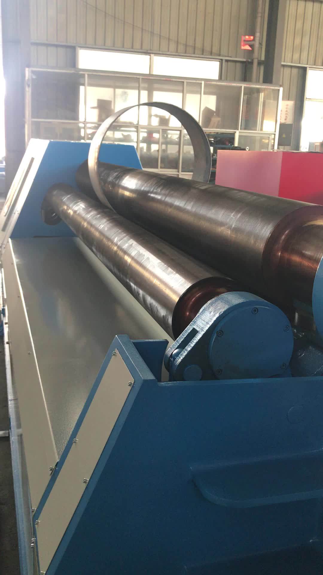 Double Pinch Type 4 Rolls Hydraulic Sheet Bending Rolls - Buy 4 Rolls ...