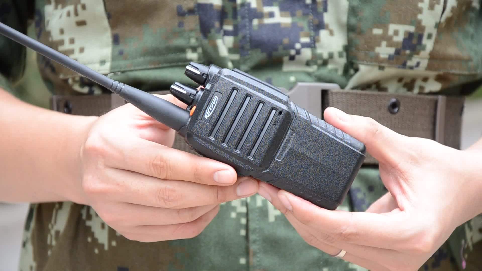 Kirisun Pt3600 Professional Two Way Radio Vhf/uhf 16ch 7.4v 1300mah ...