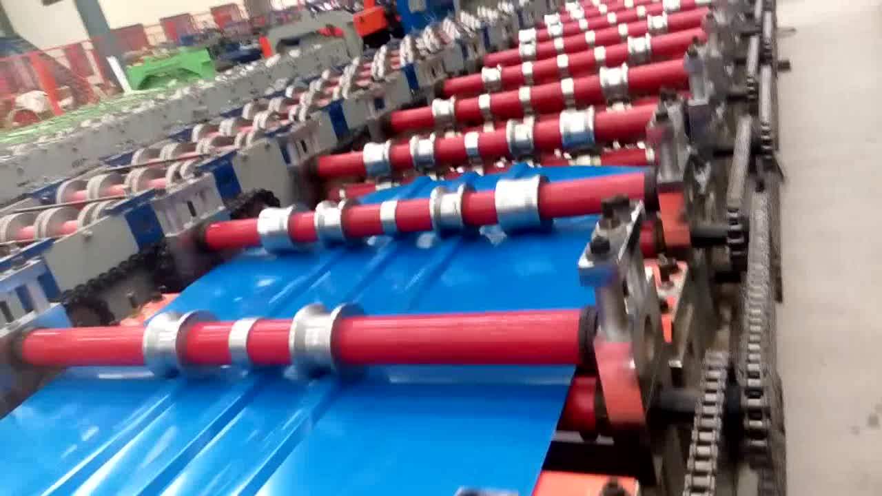 Metal Roofing Galvanized Aluminum Corrugated Steel Sheet Making Machine ...