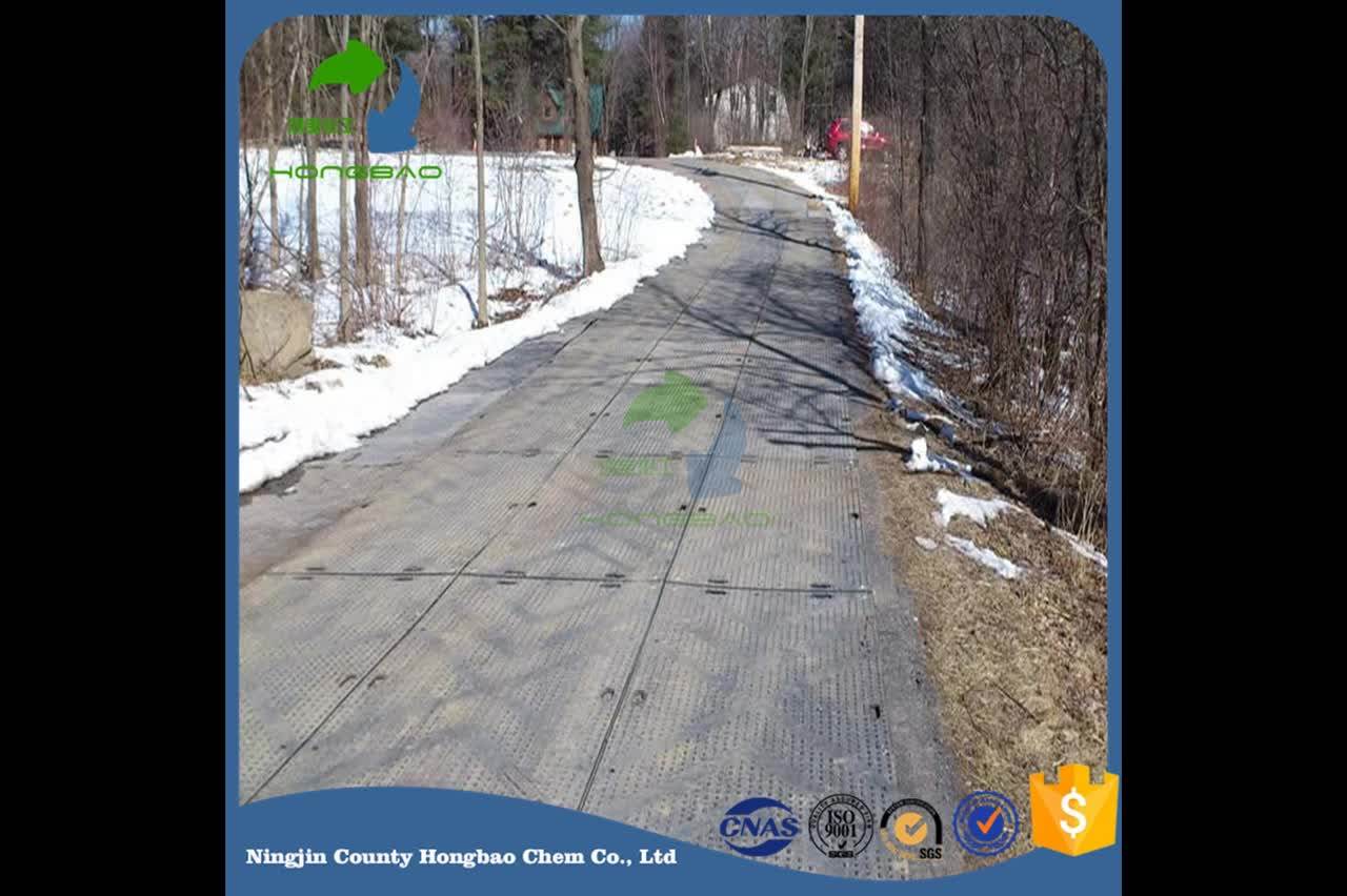 Pe Mobile Road Mat / Oil Drilling Rig Floor Mats / Crane Outrigger Pads ...