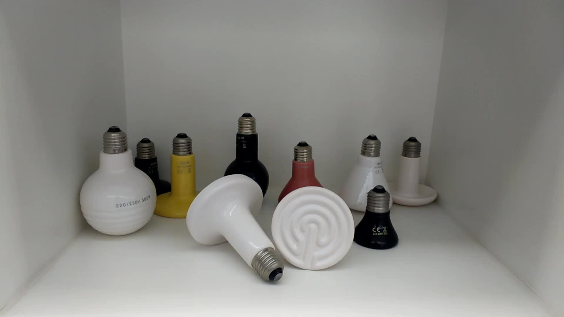 Ht-cpt Ceramic Infrared Heater Lamp With E27 Socket - Buy Infrared ...