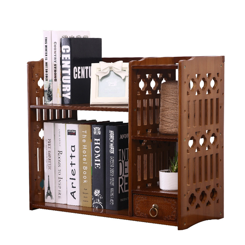 飘窗台小书柜桌面书架收纳多层桌上置物架多功能迷小书柜书架小型_虎窝淘