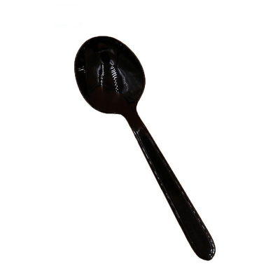 加厚16cm单只独立包装黑色勺子