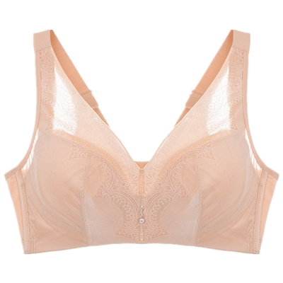 依之妮单层大码侧收女士内衣官方