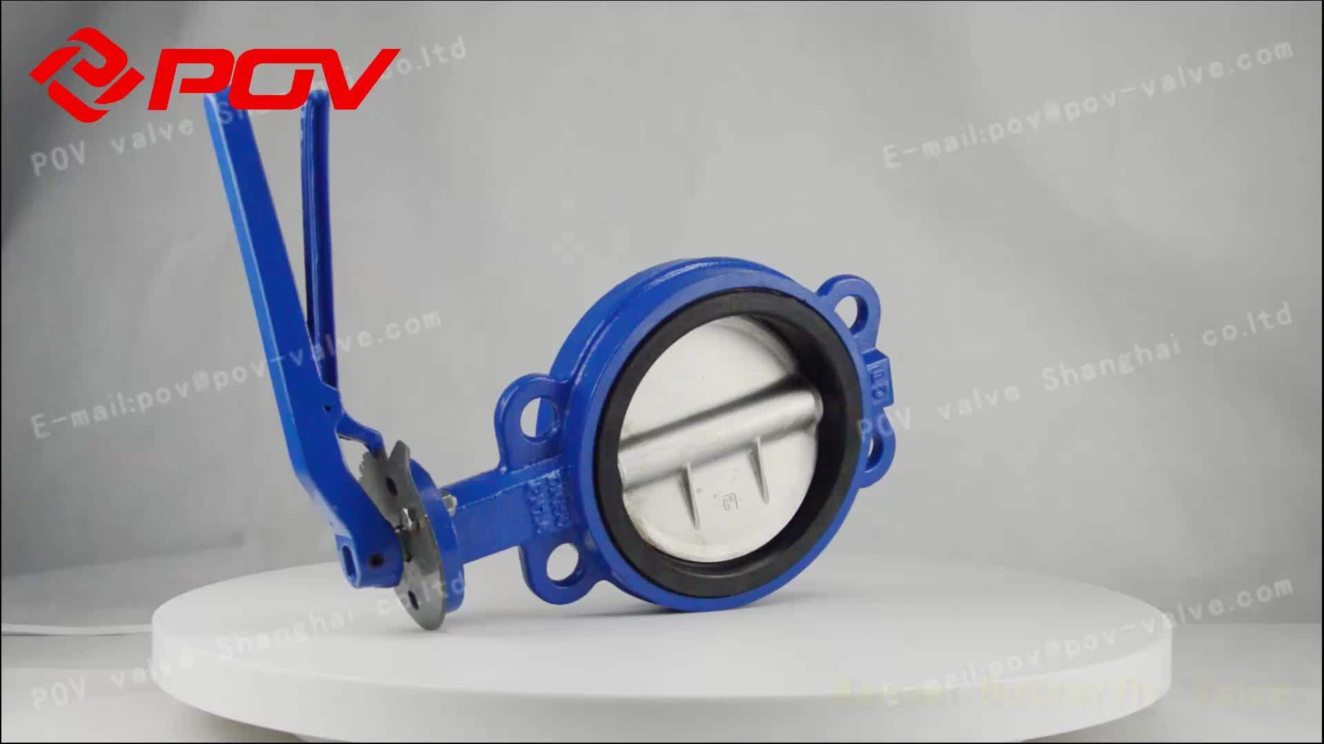 Lug Type Butterfly Valve Dn250 With Wafer Connection