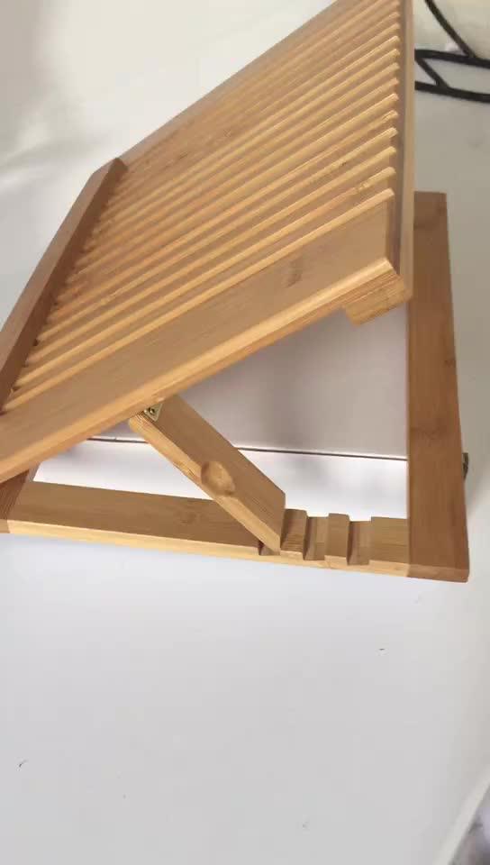 Portable Adjustable Manufacture Bamboo Laptop Desk Stand - Buy Bamboo ...