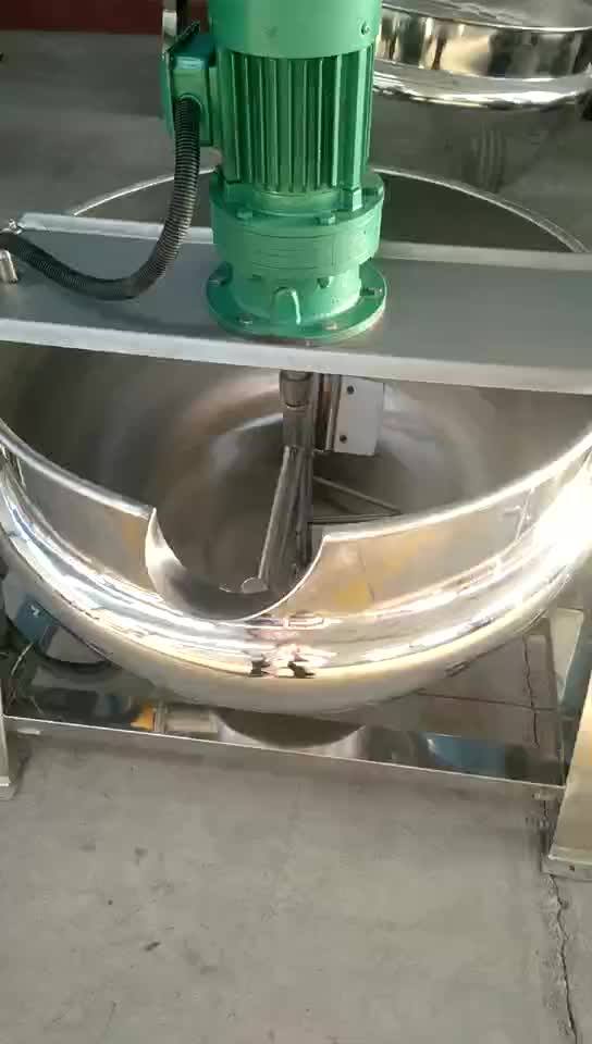 Industrial Sugar Cooking Pots With Mixer/jam Jacketed Cooker With ...