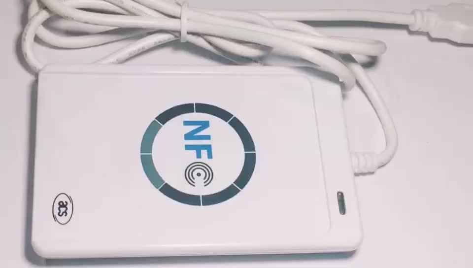 Acr122u 13.56mhz Usb Port Nfc Chip Rfid Smart Card Reader & Writer ...