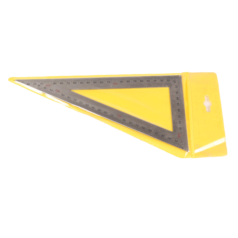 不锈钢三角尺90度加厚角尺钢尺大号高精度木工钢板尺直角尺三角板_虎窝淘