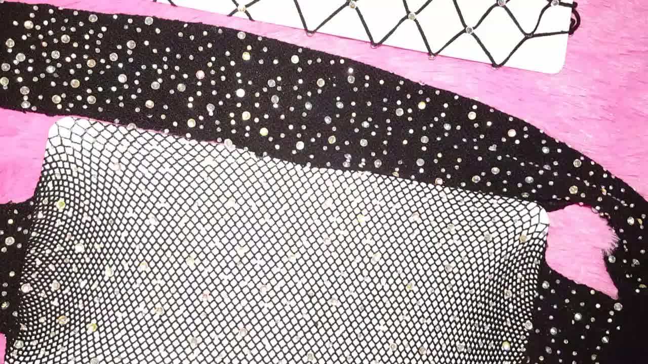 Wholesale Ladies Sexy Fishnet Stockings Women's High Waist Sparkle ...