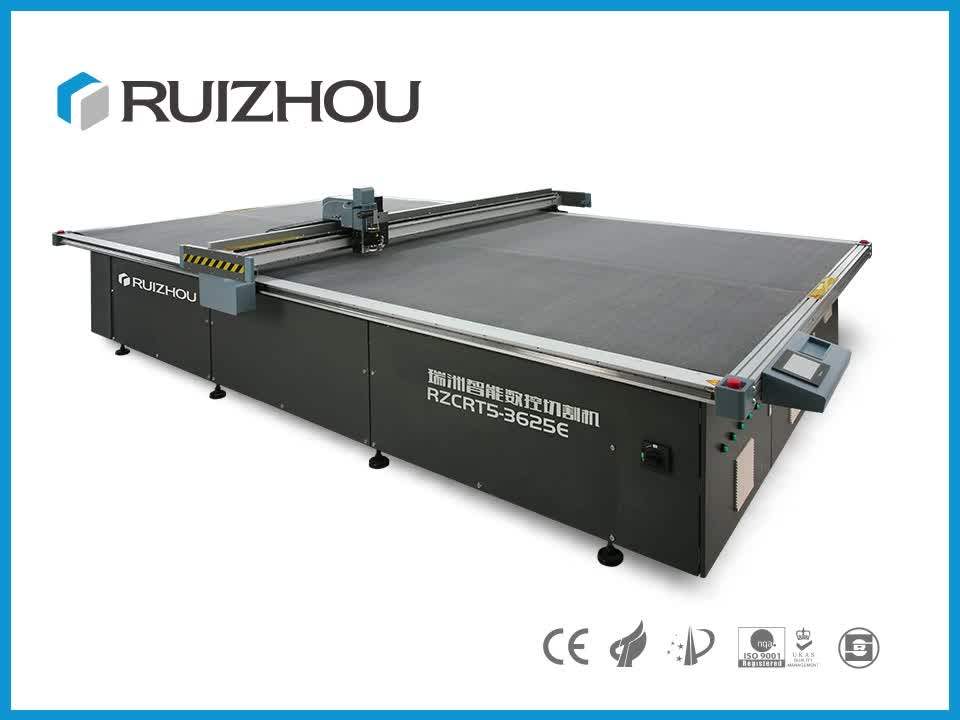 Ruizhou Automatic Mass Production Cnc Knife Leather Cutting Machine ...