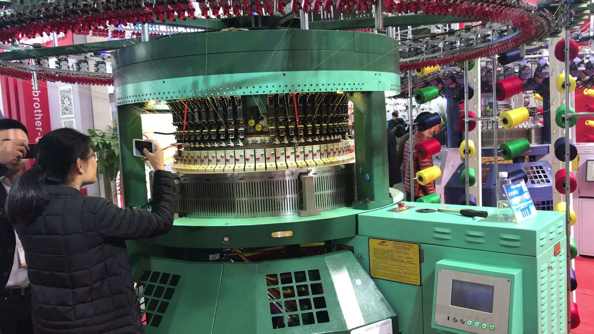 Hanma-máquina De Tejer Automática,Doble Jersey,94/6 Colores - Buy ...