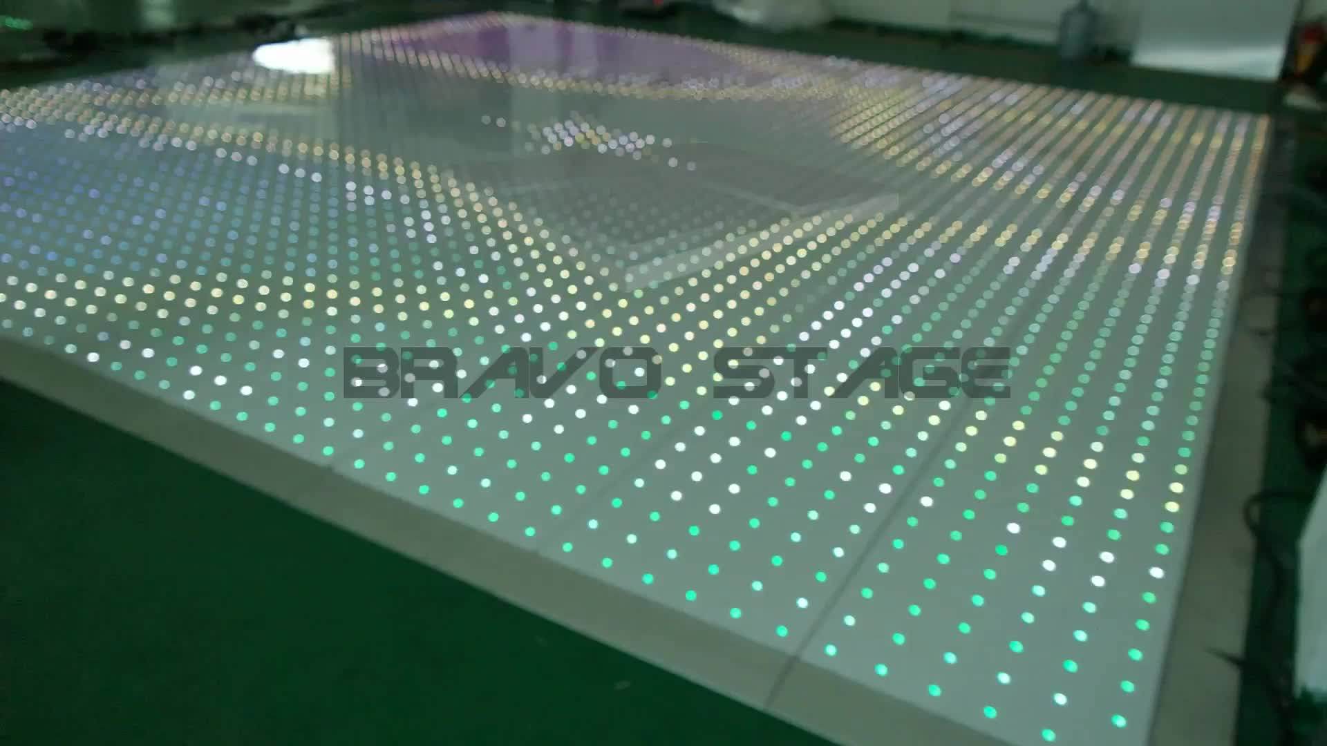 Acrylic Glossy White Or Black Outdoor Starlit Video Led Digital Dance ...