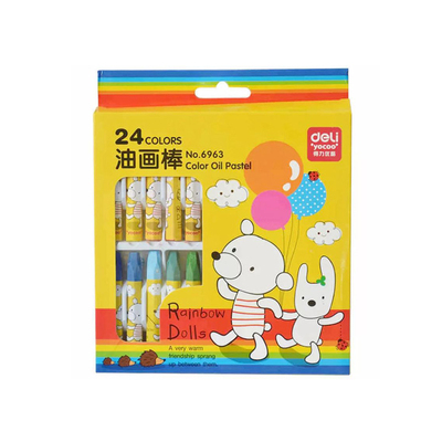 得力油画棒12色24色36色