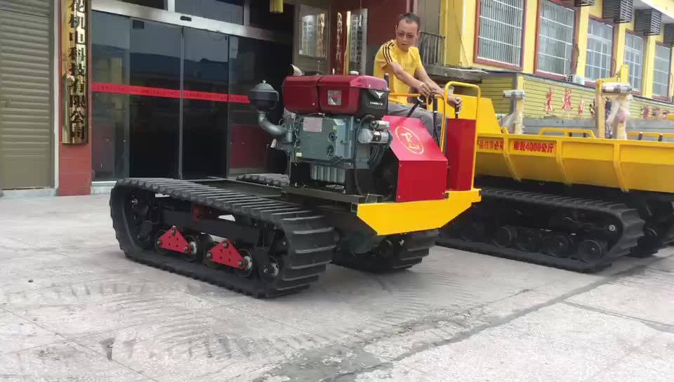 Diesel Tracks Crawler Dumper 1ton Loading Dump Truck Price Mini Track ...