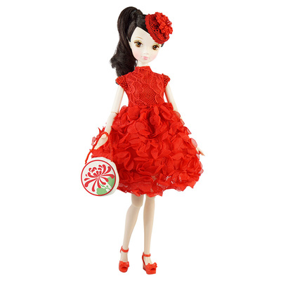 叶罗丽古装头饰兵人通用可儿娃娃