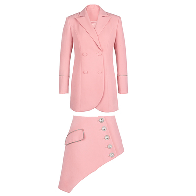 syncchic星奢钟祺朱容君腰封西装