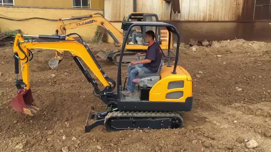 Small Construction Equipment 1.8 Ton 2 Ton Digging Machine Mini ...