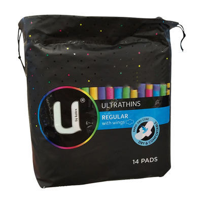 澳洲u牌日用棉质14片卫生巾