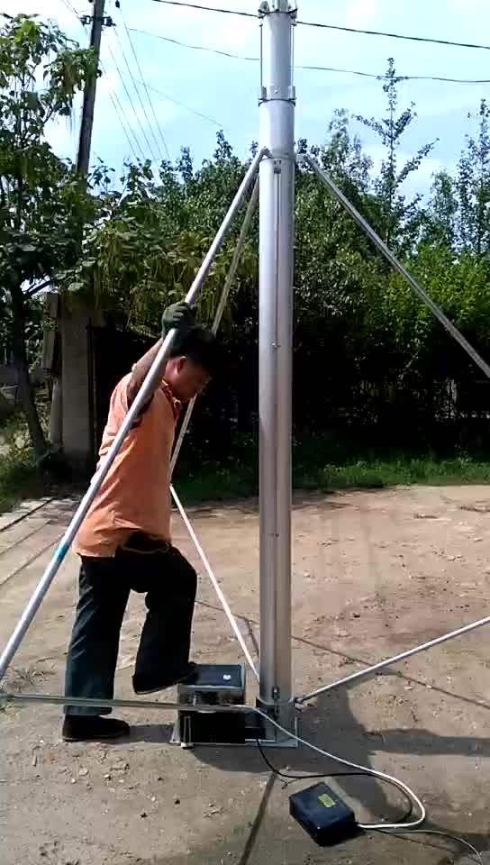 18 Meter Electric Powered Telescopic High Mast Lighting Pole - Buy 18 ...