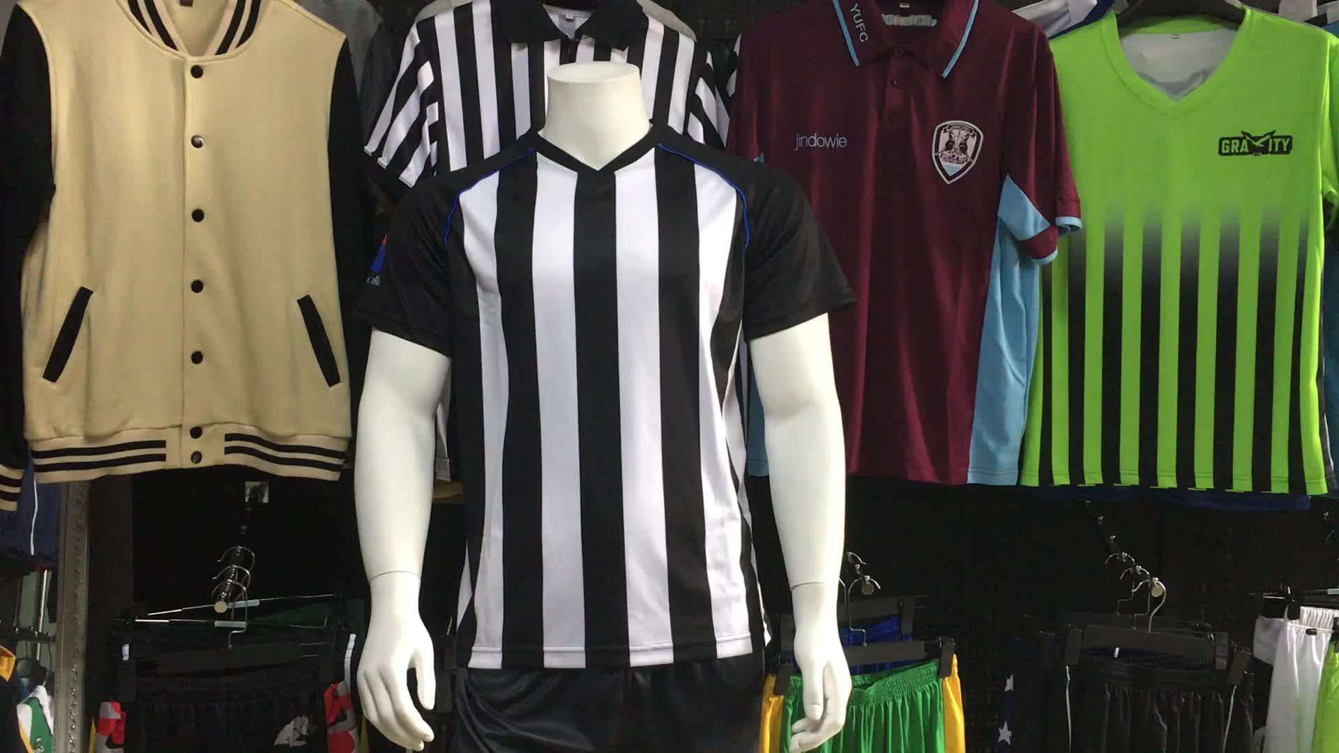 100% Polyester V Neck Blue And White Cheap Soccer Jerseys - Buy Yellow ...