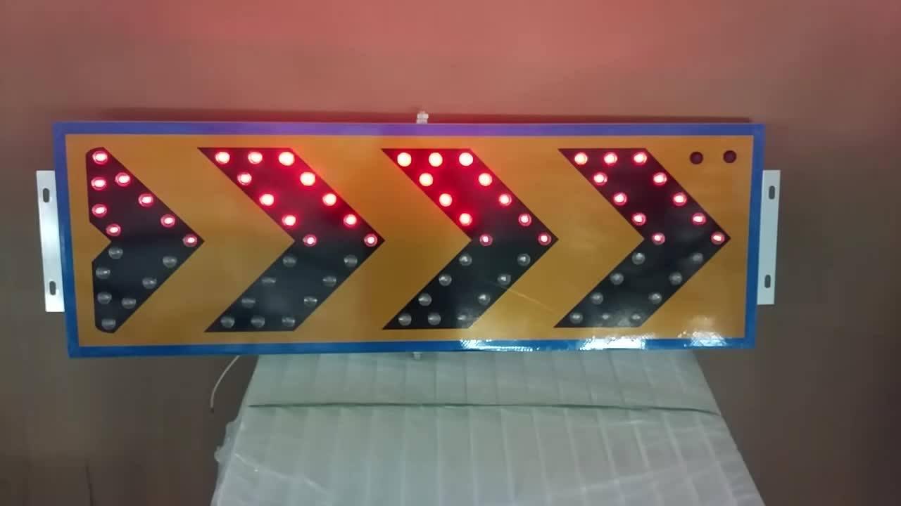 Led Solar Traffic Warning Sign Light,Directional Arrow Light For Road ...