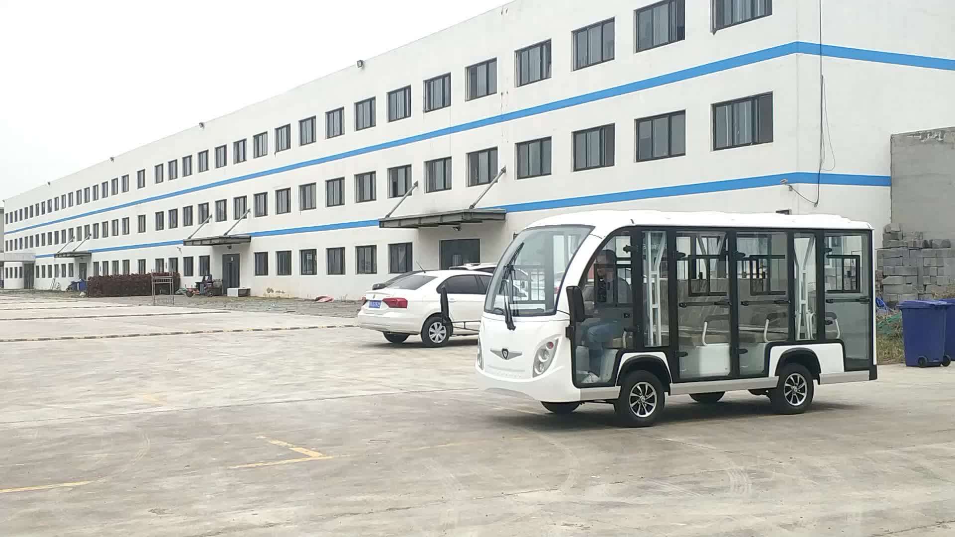 Custom 14 Passenger Shuttle Bus Electric Bus With Heater And Air ...