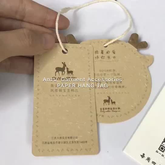 Luxury Custom Cheap Clothing Tags Hang Label Garment Hang Tags - Buy ...