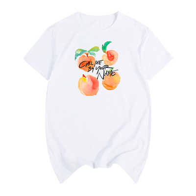 CMBYN请以你的名字呼唤我elio甜茶oliver桃子水彩半袖短袖T恤call