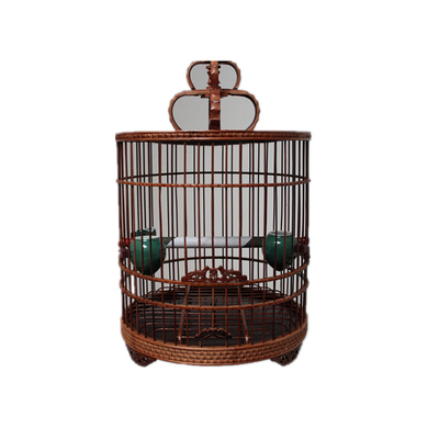 竹节全套配齐手工雕刻装修鸟笼