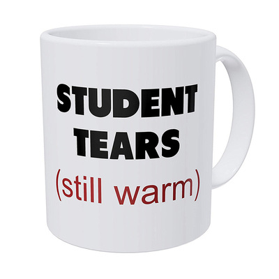 抖音ins网红students tears still warm老教师咖啡牛奶马克茶水杯
