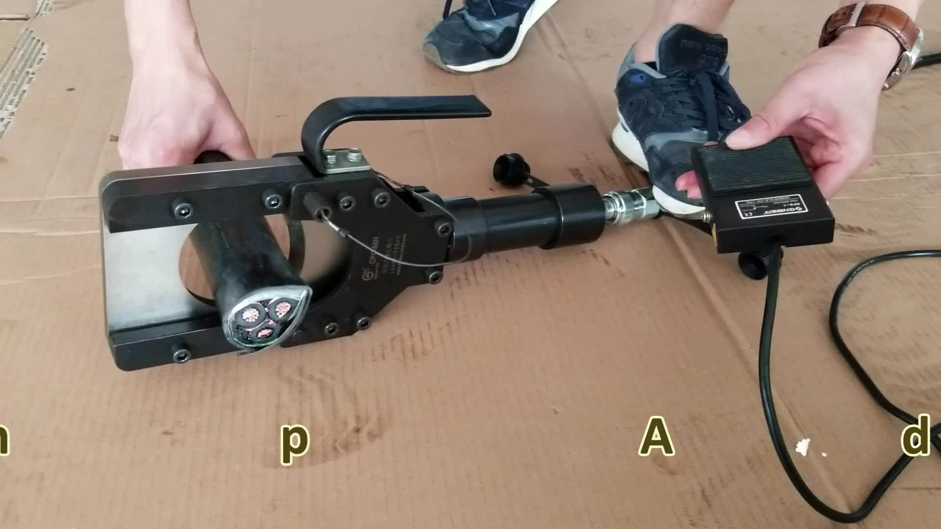 Cpc-85h Remote Control Hydraulic Cable Cutter For Cable And Wire ...