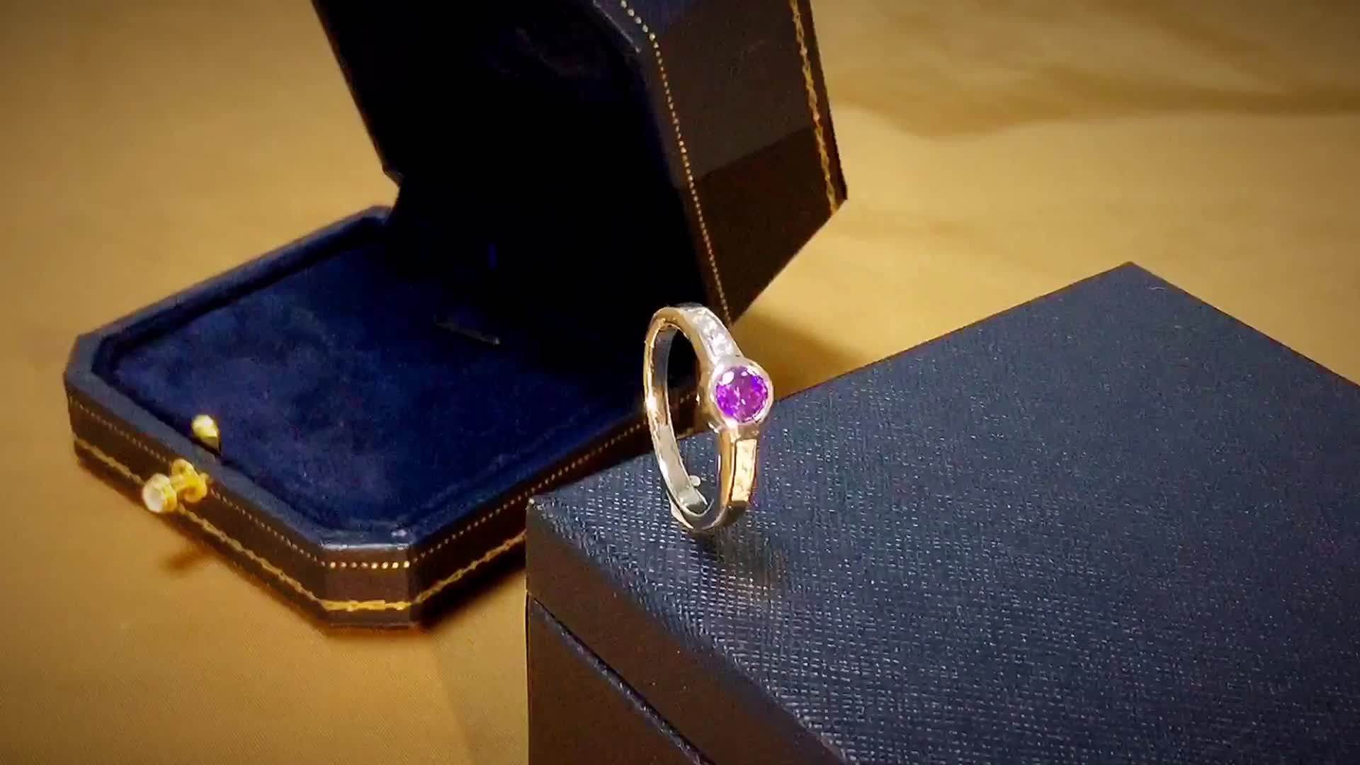 2018 Zhefan New Beautiful Gold Engagement Ring Colorful Cz Jewelry ...