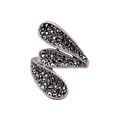 欧美复古宫廷夸张泰银戒指女礼物