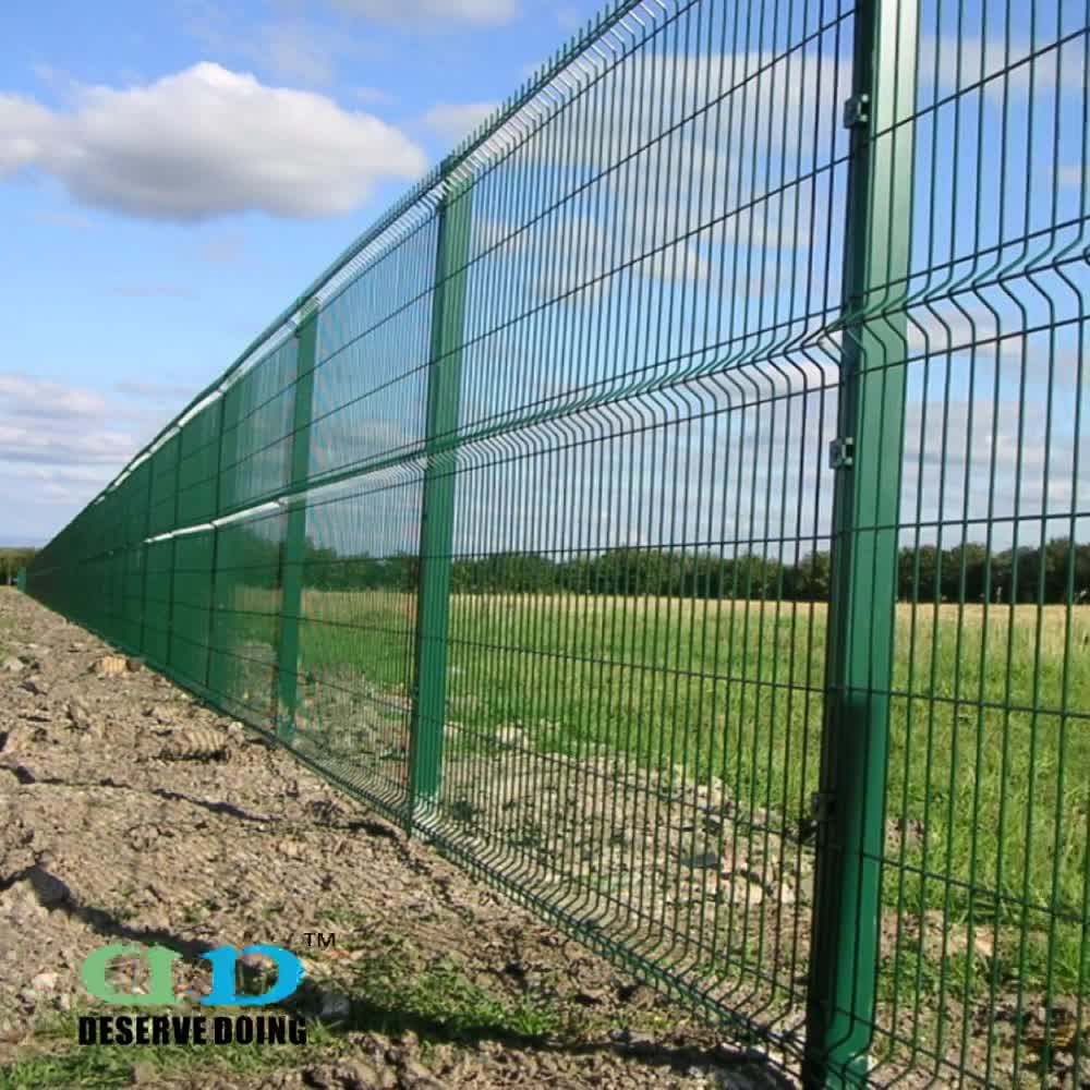Quality Steel Welded Mesh Panel Fencing For Road,Railway And House ...