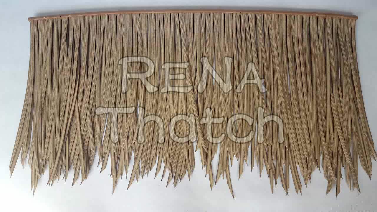 Factory Wholesale Cheap Synthetic Straw,Fire Resistant Plastic Thatch ...