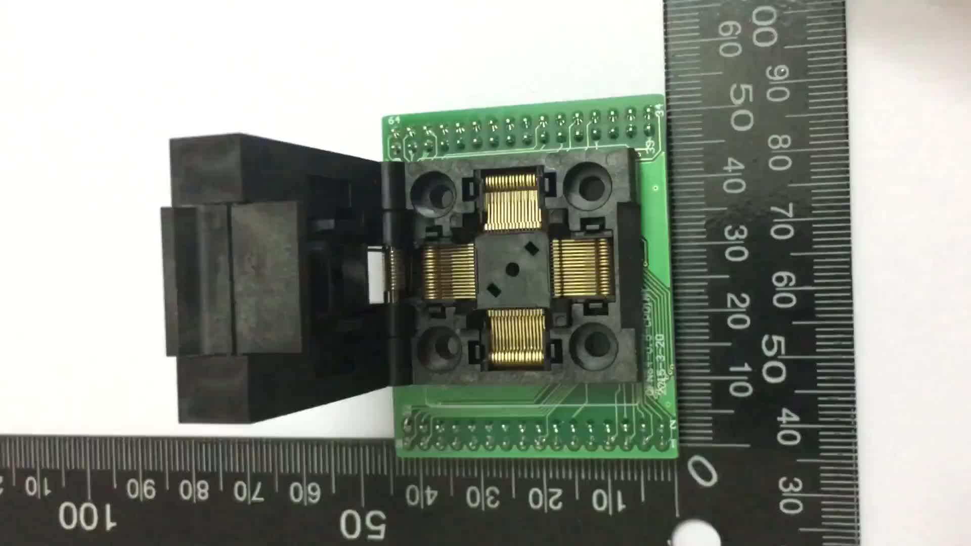 Taidacent Tqfp64 To Dip64 Test Socket 0.5 Pitch Socket Programming ...